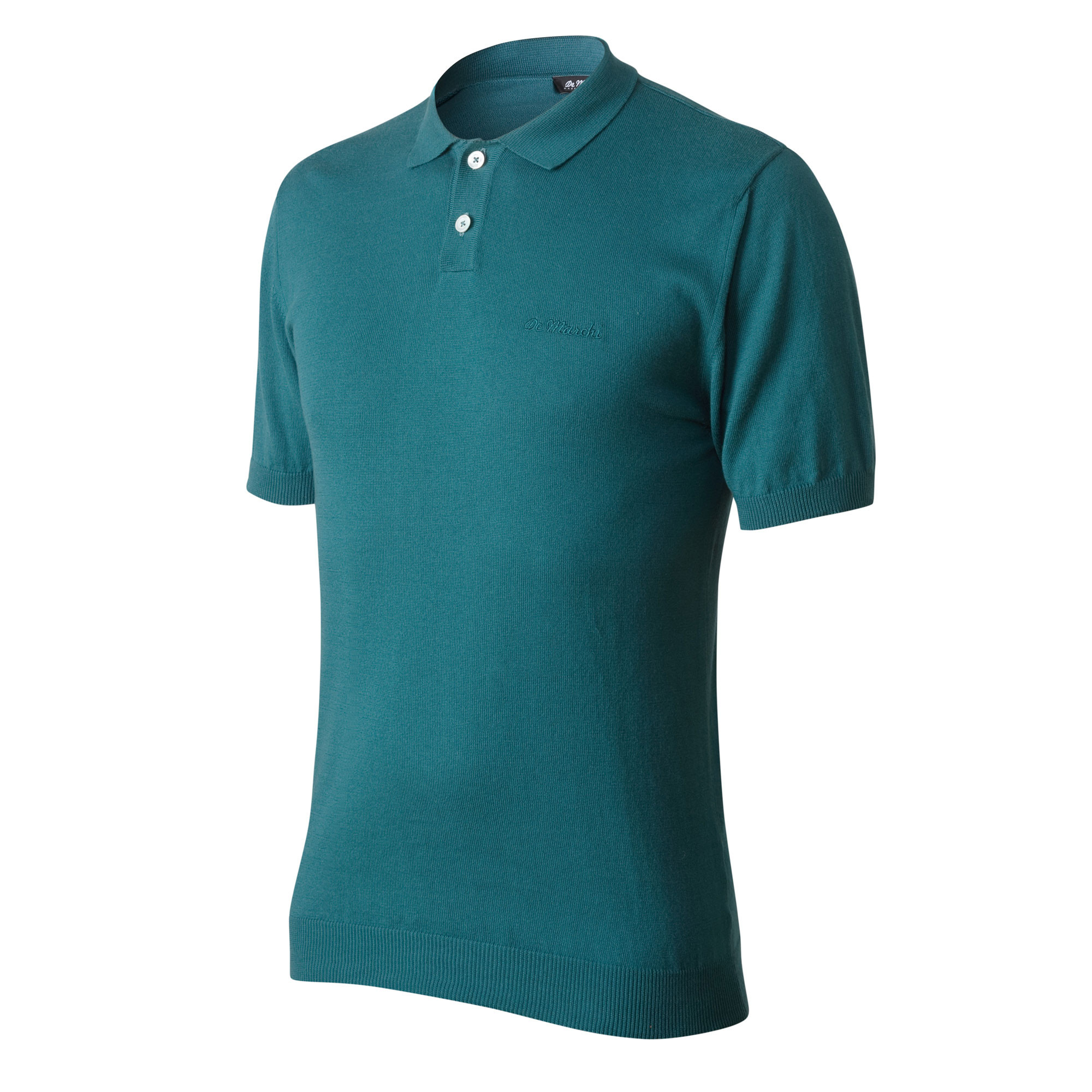 Riviera Cotton Bike Polo, Dark Teal | Shop Now