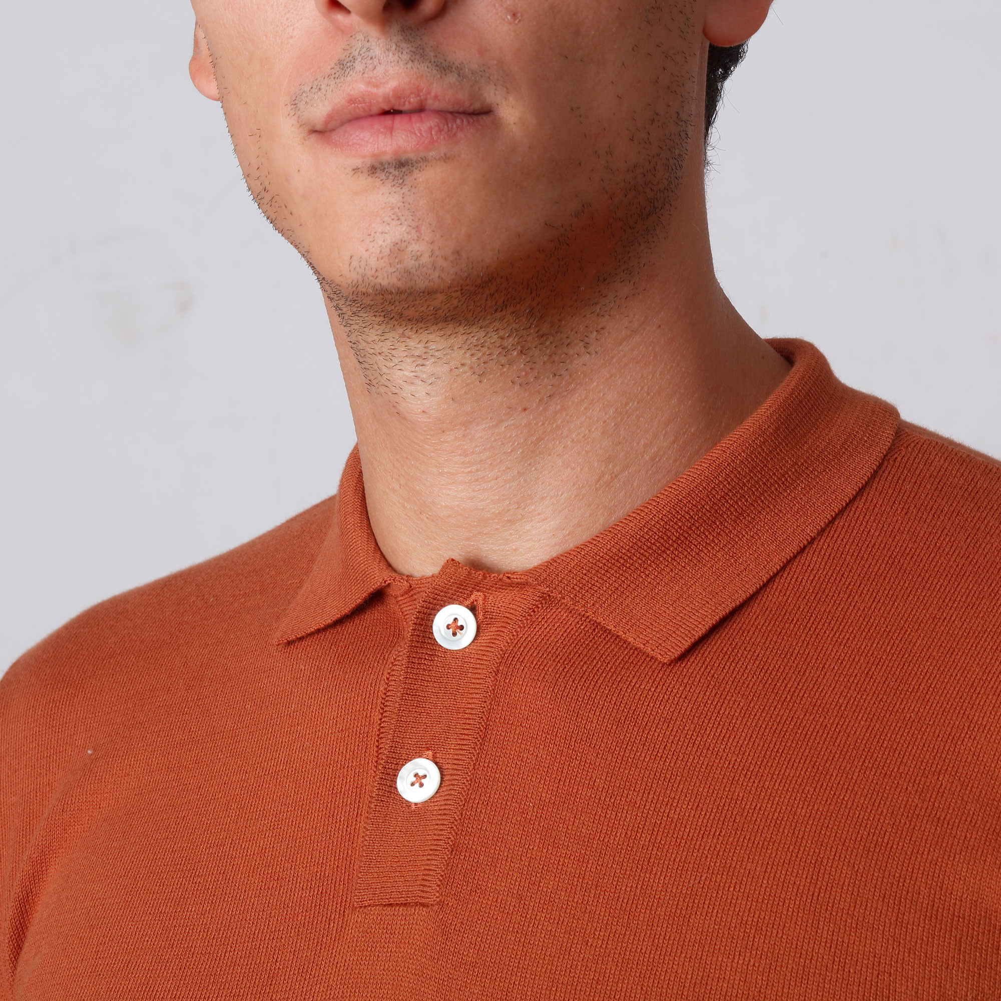 Riviera Cotton Bike Polo, Copper | Shop Now