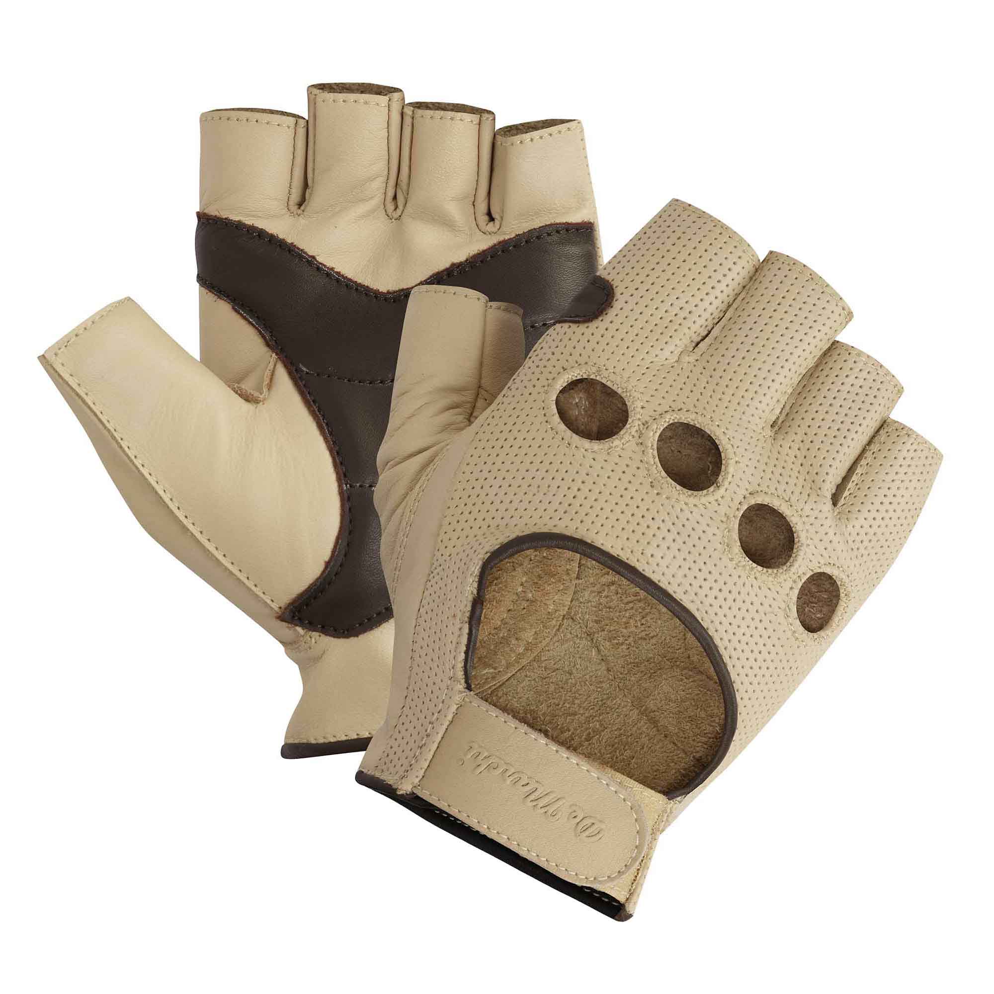 Classic Leather Cycling Gloves, Sand | Shop Now